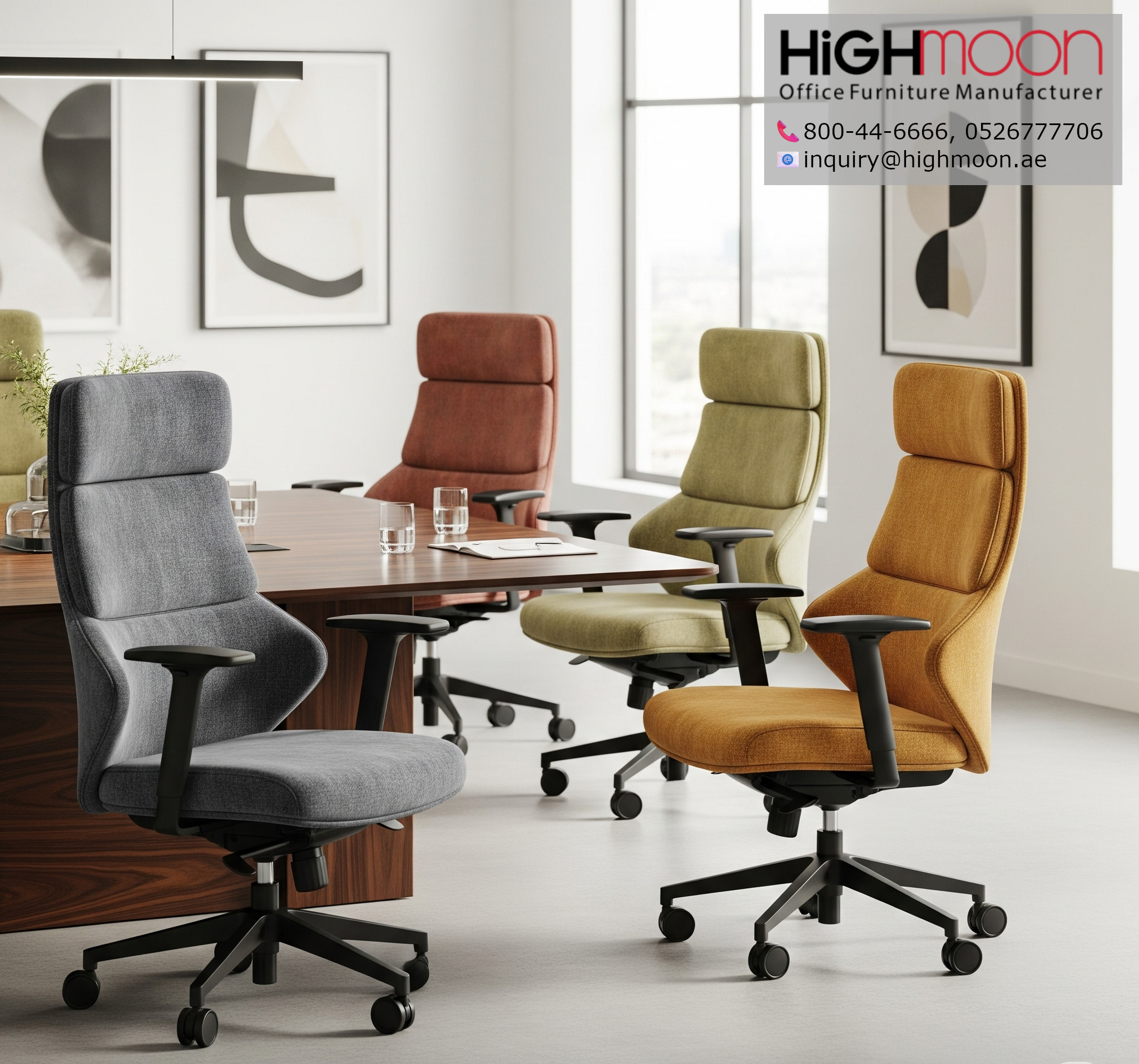 Buy Comfortable Office Chairs UAE for Meeting Rooms – Contact Supplier ...